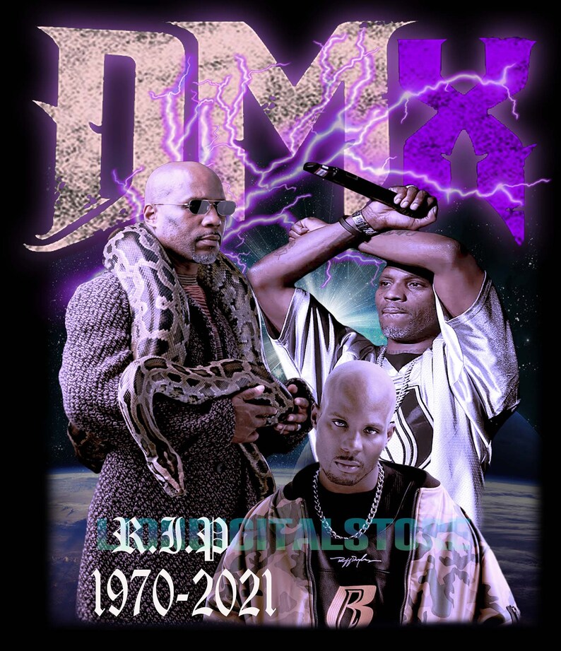 Dmx RAP Bootleg T-shirt Design 300 DPI PNG File Ready to - Etsy