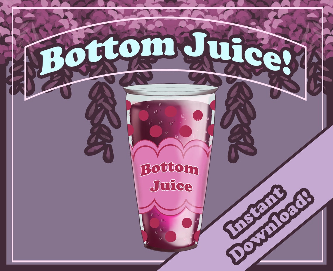 Vtuber Cup BOTTOM JUICE Asset | 2D | PNG | Gaming - Etsy