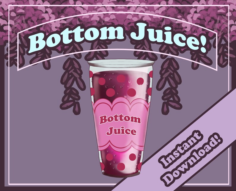 Vtuber Cup BOTTOM JUICE Asset / 2D / PNG / Juegos - Etsy México