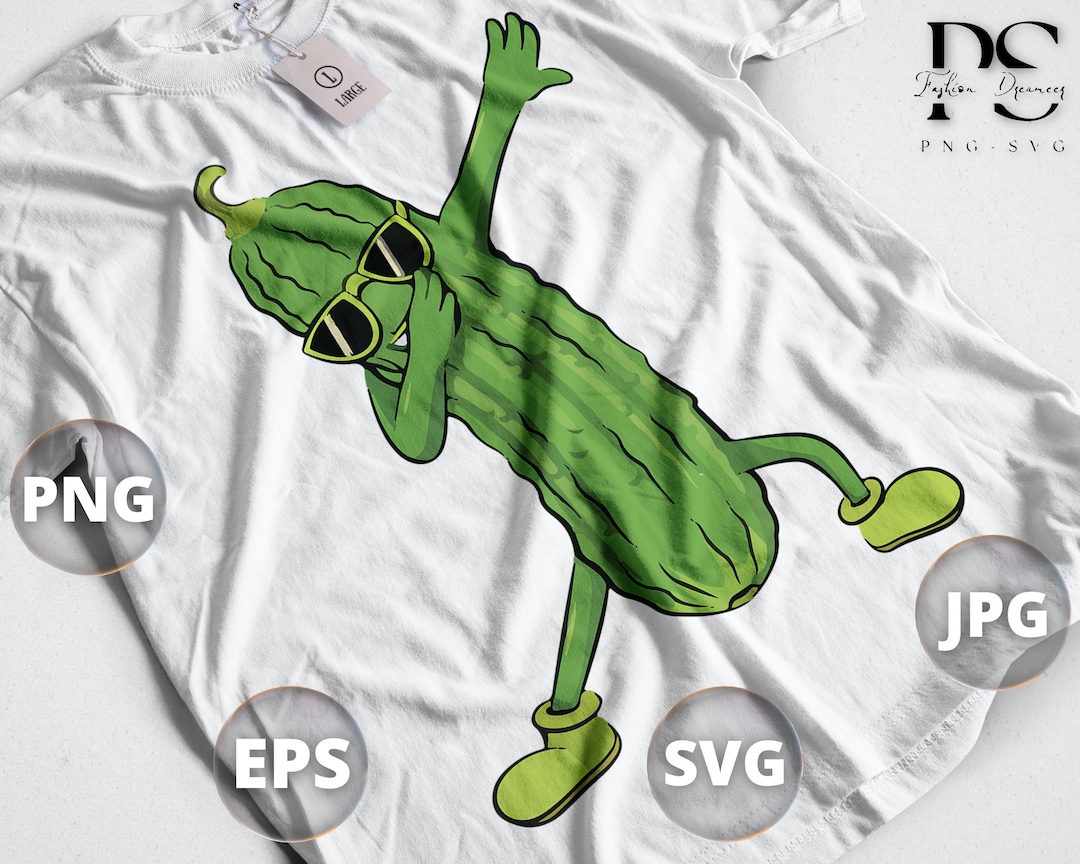 SVG-PNG Dabbing Pickle Dancing Cucumber Lover Funny Gifts - Etsy