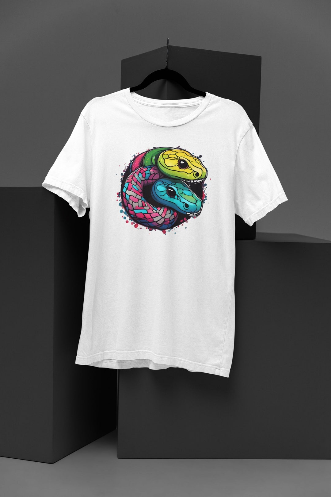 Double Headed Snake Tshirt for Animal Lover Tshirt Gift for Pet Snake ...