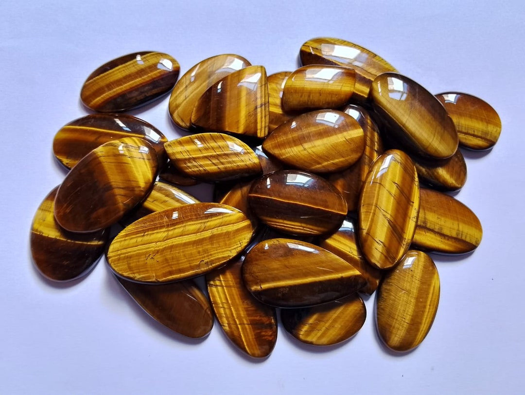 60%OFF Handmade Tiger Eye Lot Yellow Tiger Eye Lot Natural Tiger Eye ...