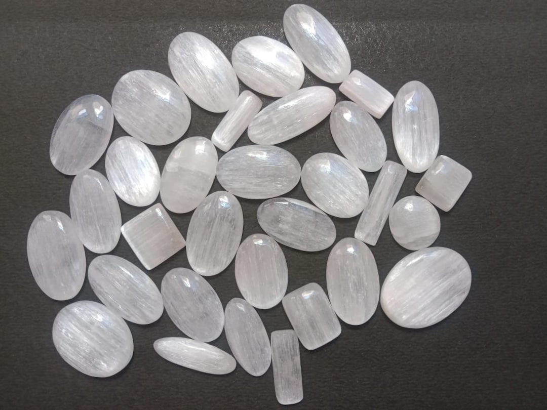 60%OFF Natural Selenite Lot Handmade Selenite Gemstone Lot Selenite ...