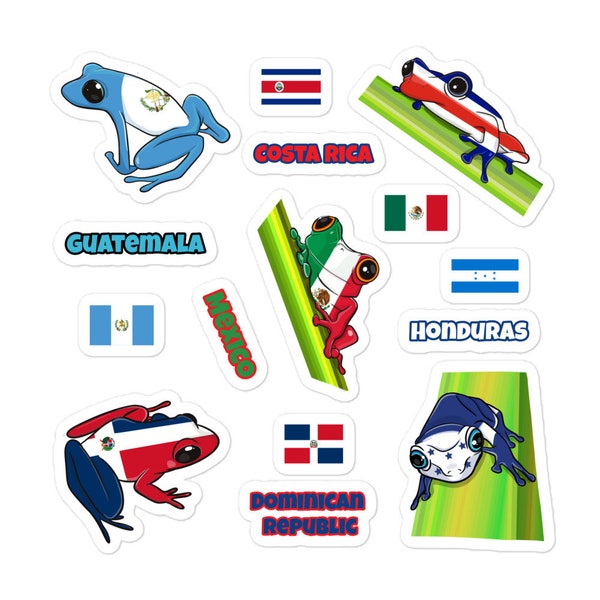 Latin America Stickers - Etsy