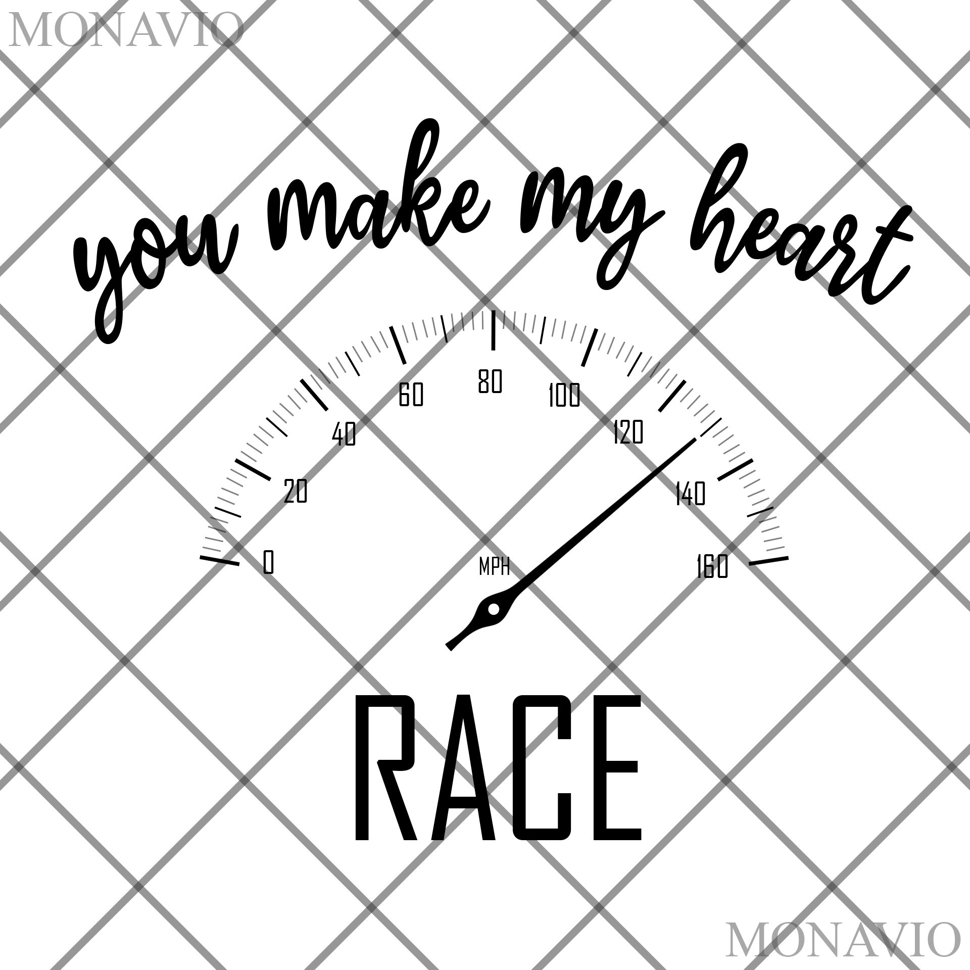 You Make My Heart Race Svg, Cute Valentine's Day Saying Svg, Svg ...