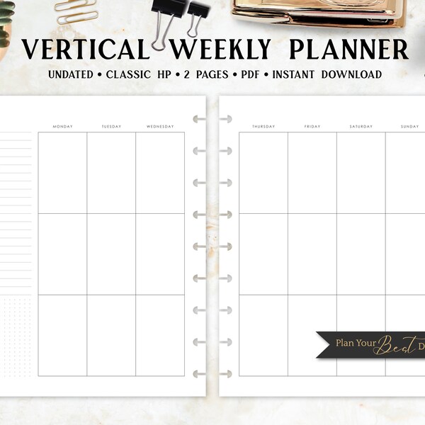 Free Weekly Planner Printable - Etsy