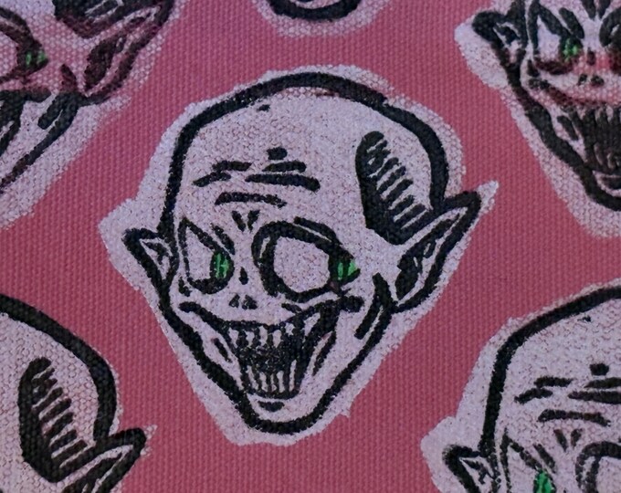 Vampire Hand Stamped "baby Vamp" Junk Bag - Etsy