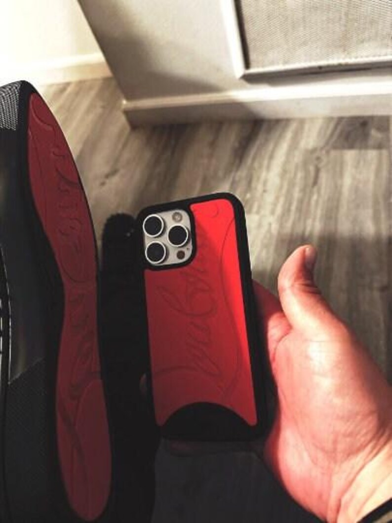 Designer Red Bottom Luxury Fashionable 3D Embossed Letter Silica Gel ...