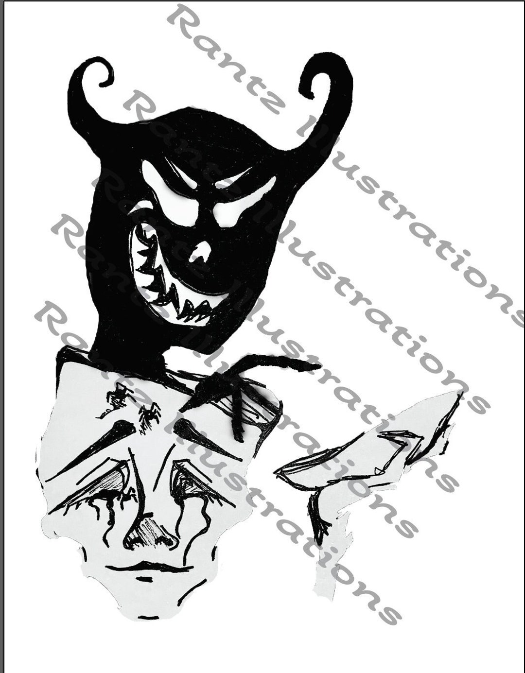 Classic Mischievous Devil Design - Etsy