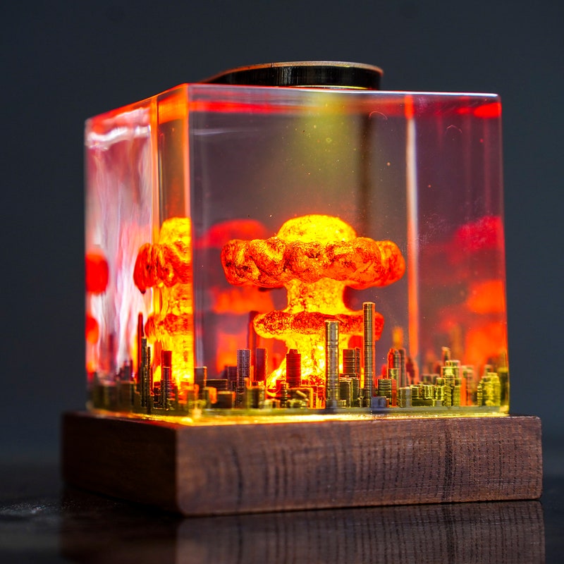 Atomic Bomb Lamp - Etsy
