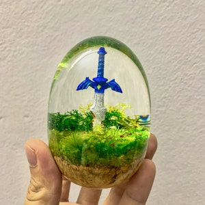 Rusty Master Sword Night Light, Epoxy Resin Wood Lamp, Gift for Him ...