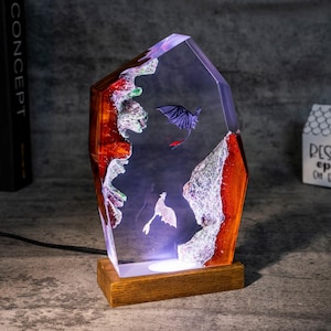 Toothless and Light Fury Resin Night Lights – Dual Resin Night Light ...