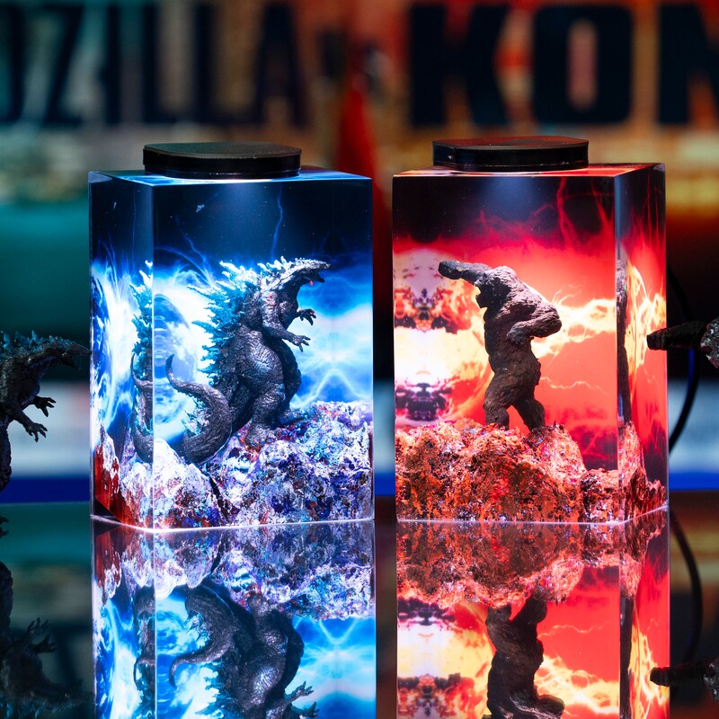 Godzilla Lamp - Etsy