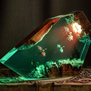 Dragon GOT Resin Night Light, Fire Dragon and Ice Dragon Lamp, 3D ...