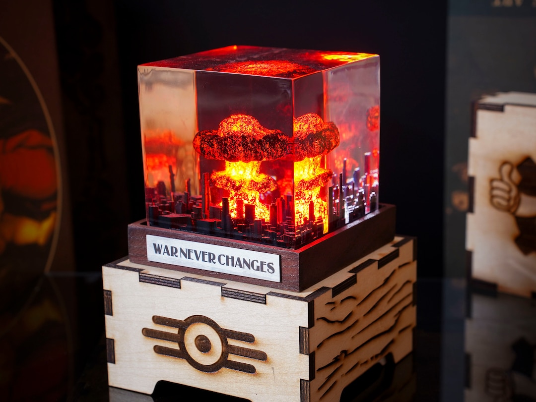 Explosion Resin Diorama- Nuke Bomb Fallout 4, Atomic Bomb Diorama ...