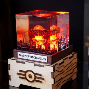 Explosion Resin Diorama- Nuke Bomb Fallout 4, Atomic Bomb Diorama ...