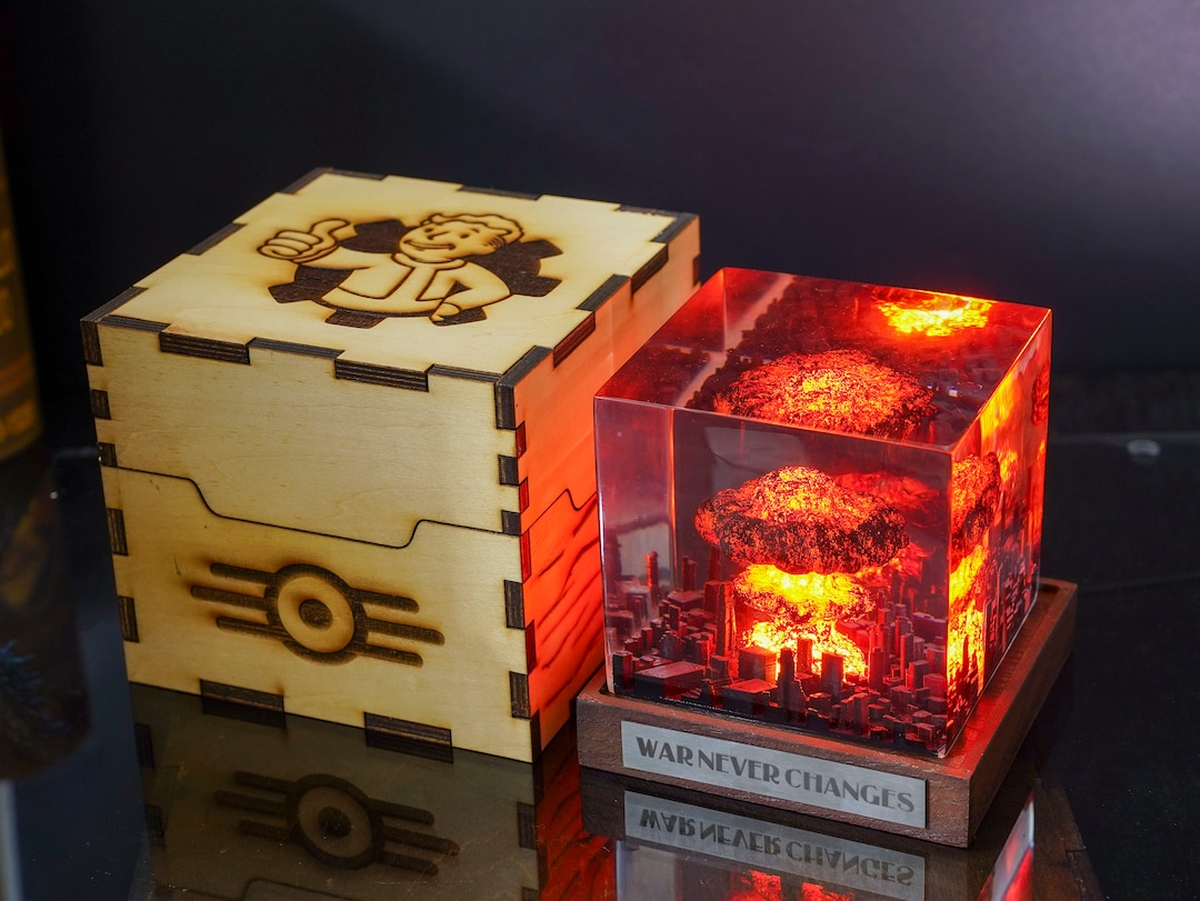 Explosion Bomb Resin Lamp, Atomic Bomb Resin Night Lights, Nuke Lamp ...