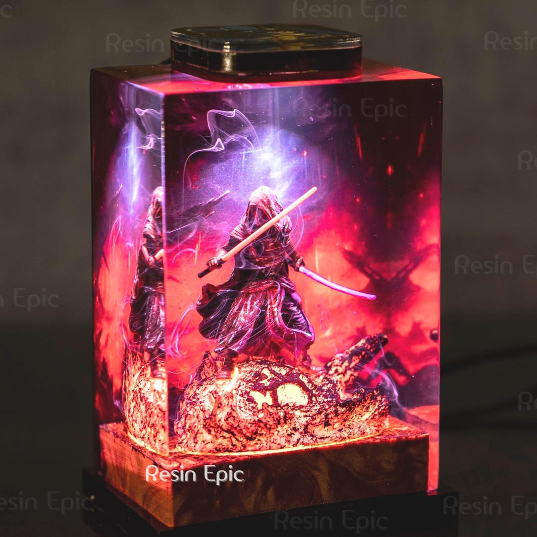 Star W.ars Dar.th Re.van Epoxy Resin Lamp, Darth Vader Diorama Lamp ...