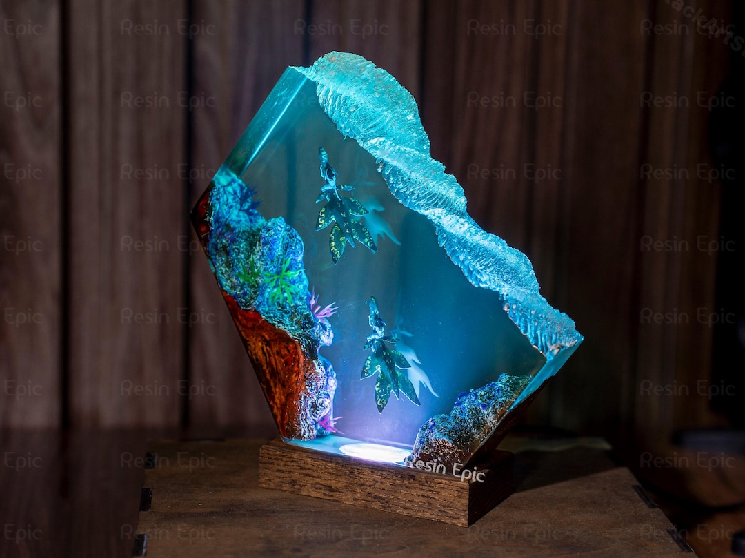 Ilu Avatar 2 Way of the Water, Avatar 2, Epoxy and Wooden Night Lights ...