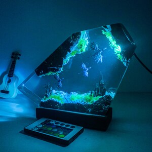 Dragon GOT Resin Night Light, Fire Dragon and Ice Dragon Lamp, 3D ...
