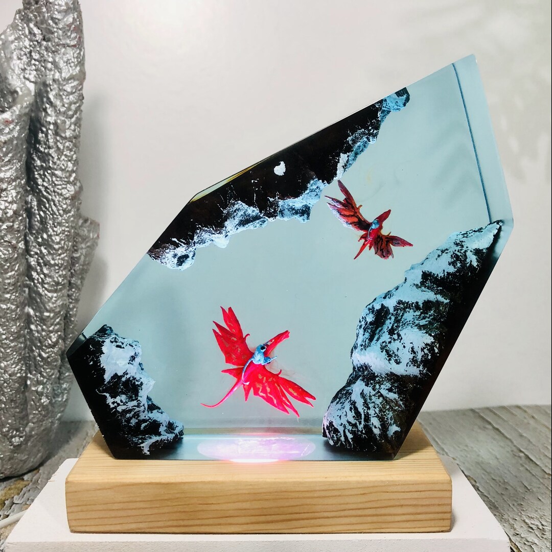 Dragon Ikran Avatar 2, Avatar 2 Way of the Water, Avatar, Resin Lamp ...