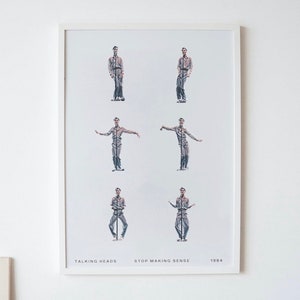 Talking Heads Stop Making Sense Poster, David Byrne, Life During ...