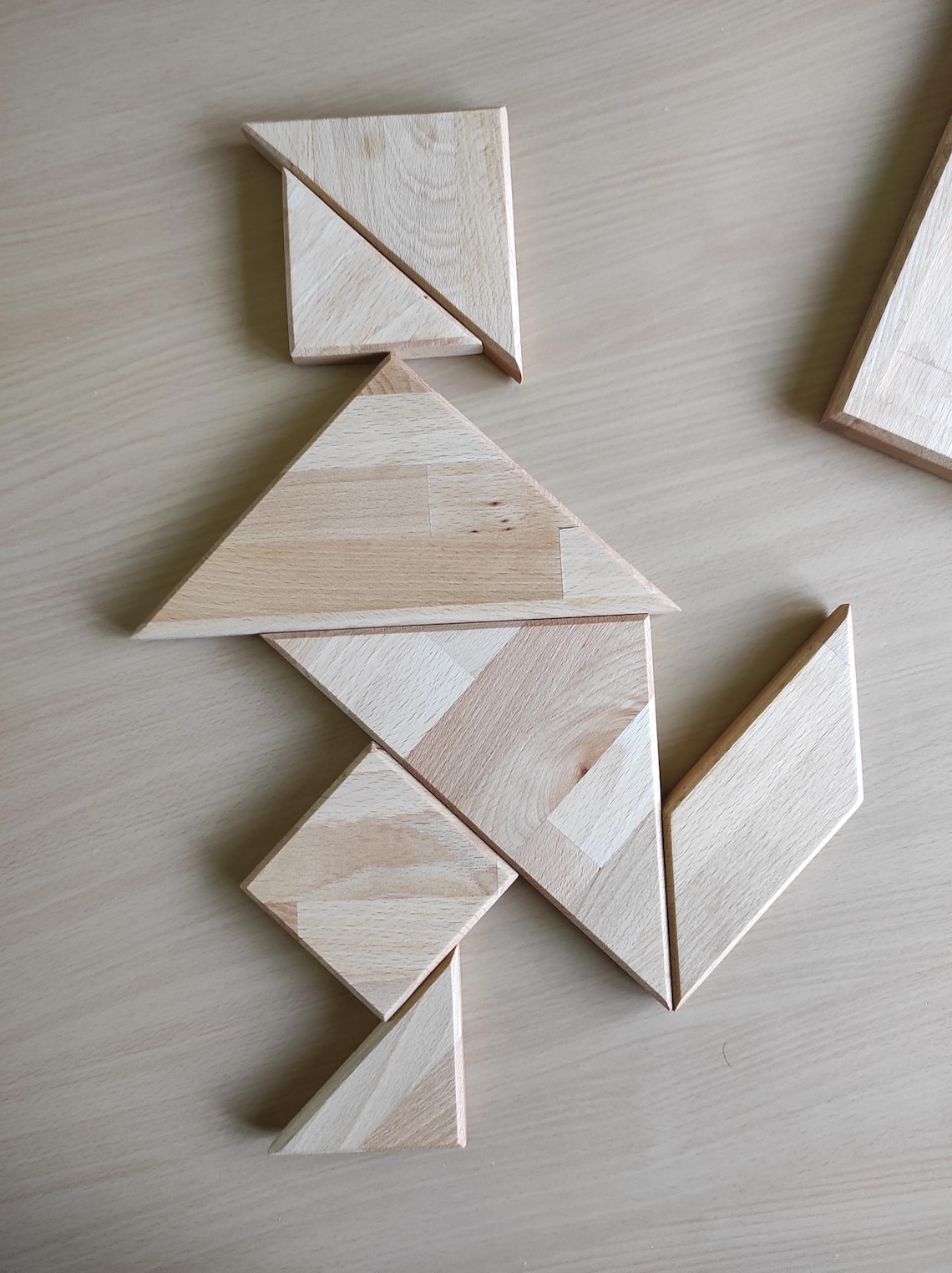 Fichier DXF-svg-pdf CNC – Grand Tangram en bois – Jeu éducatif ...