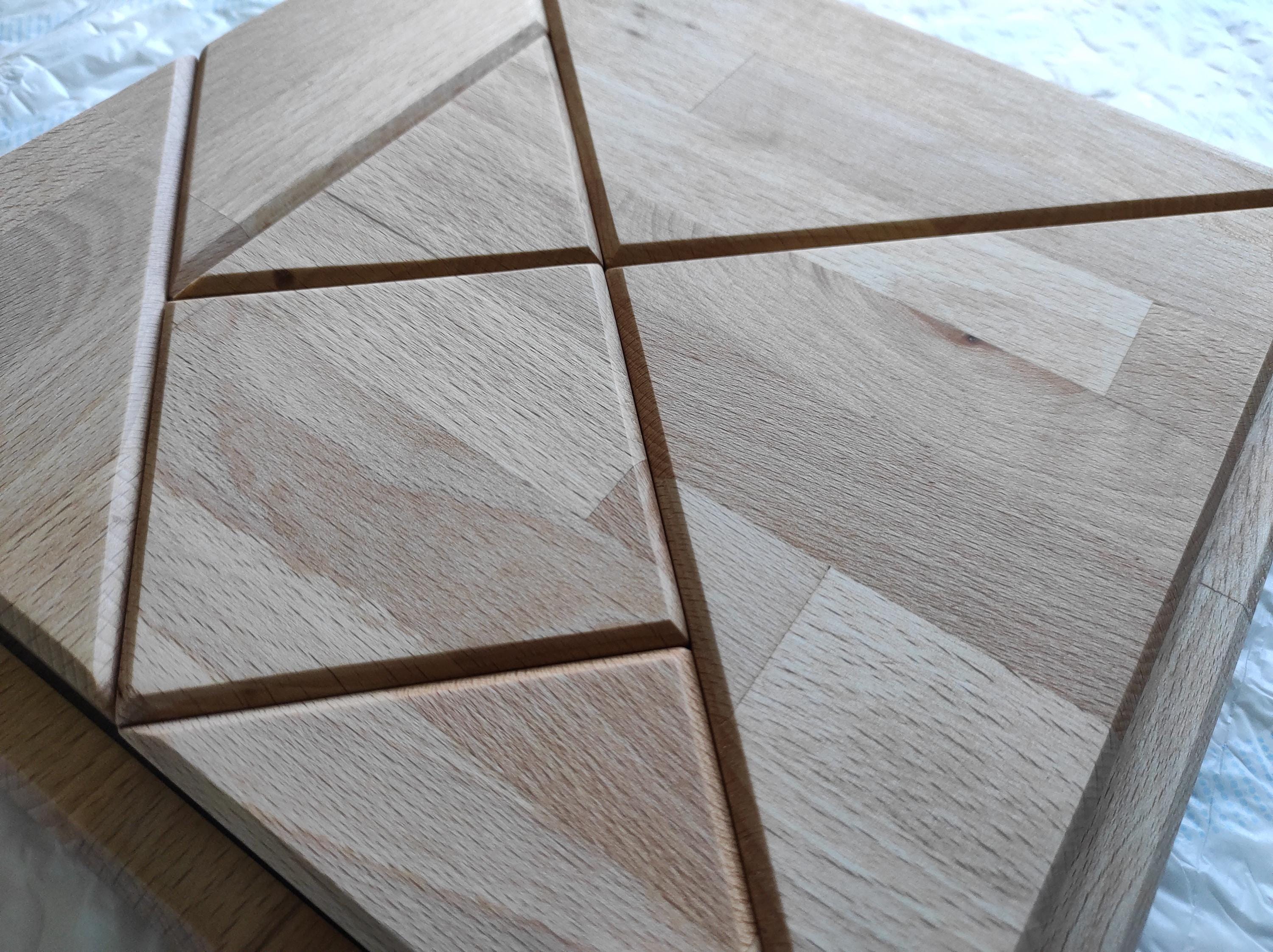 Fichier DXF-svg-pdf CNC – Grand Tangram en bois – Jeu éducatif ...
