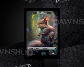 Squirrel Tokens Mtg - Etsy