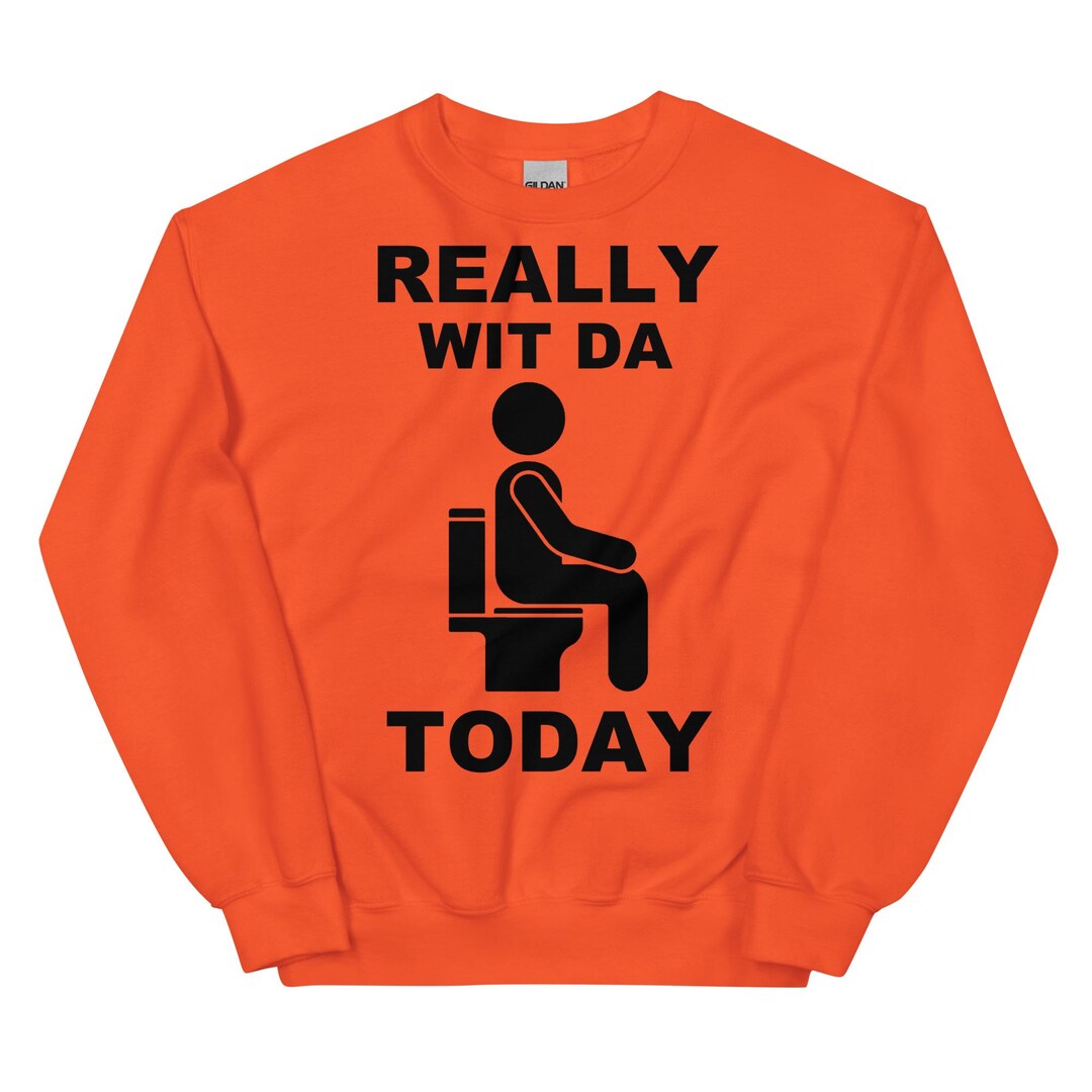 OTB Clothing " Really With Da Shitz" Sweatshirt Male Logo Black - Etsy