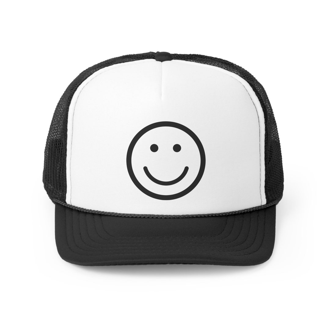 Smiley Face Trucker Caps - Etsy