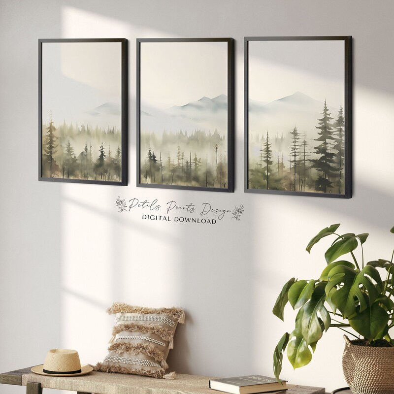 Mountain Print - Etsy