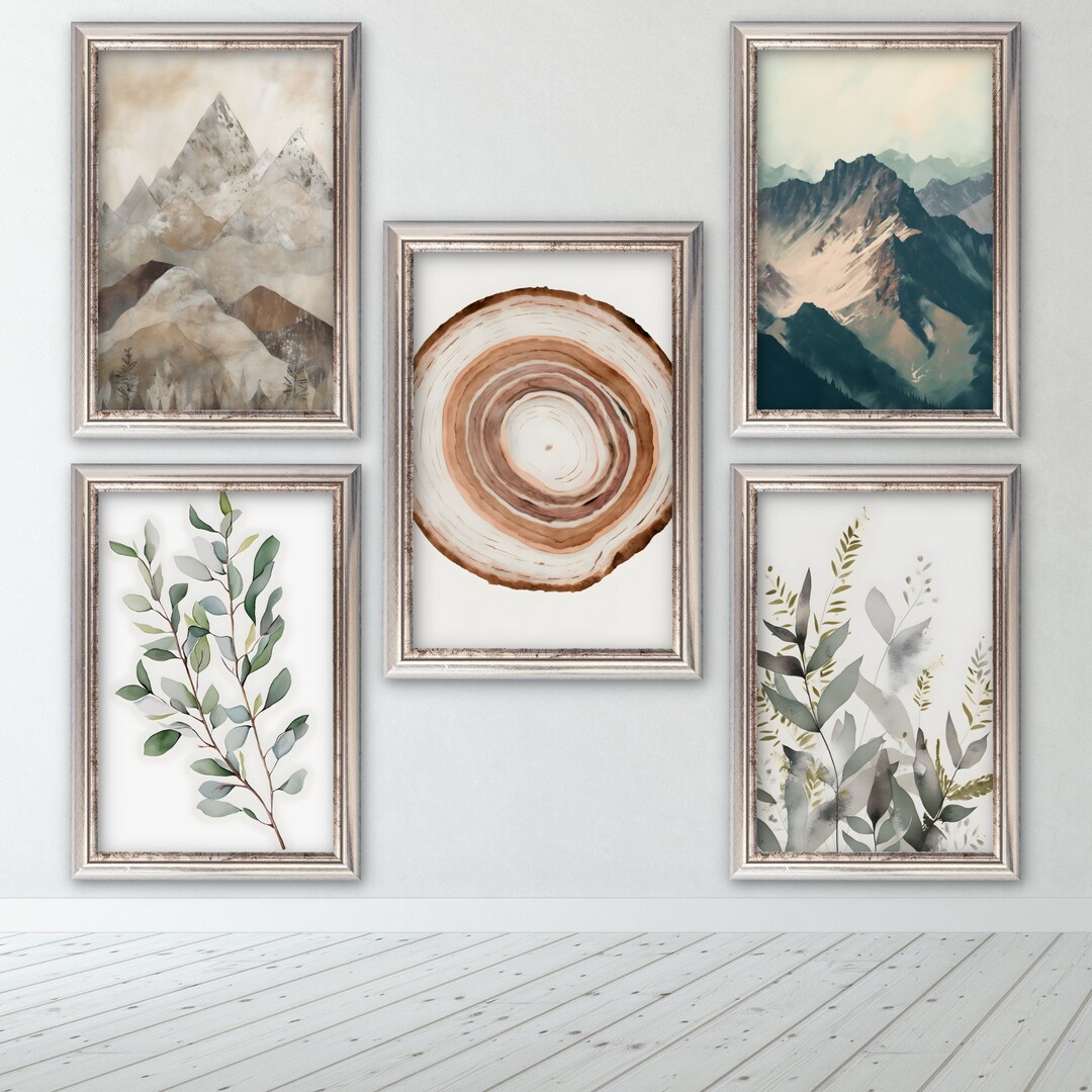 Nature Inspired Wall Art Bundle Printable Nature Art Instant - Etsy