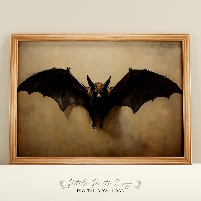 Bat Poster - Etsy