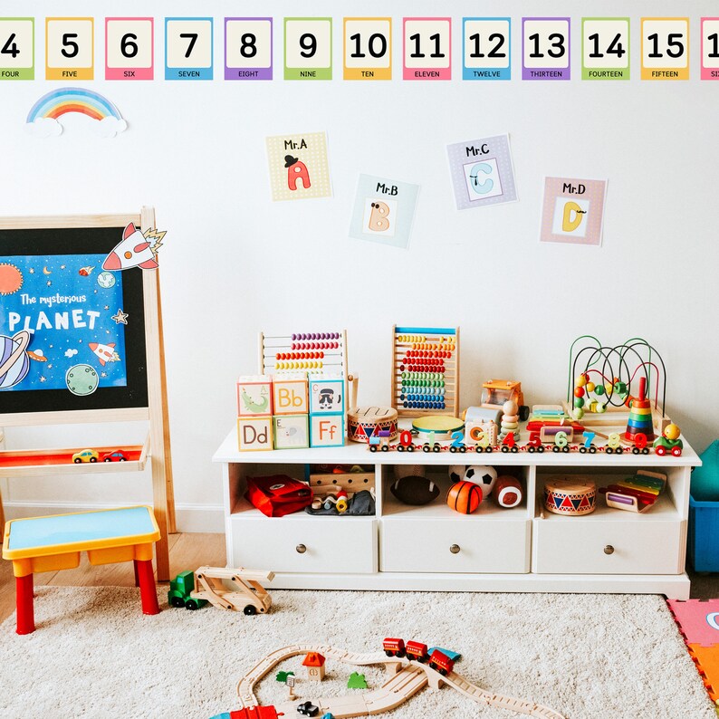 Number Posters(1-20) – Educational Printable for Preschoolers ...