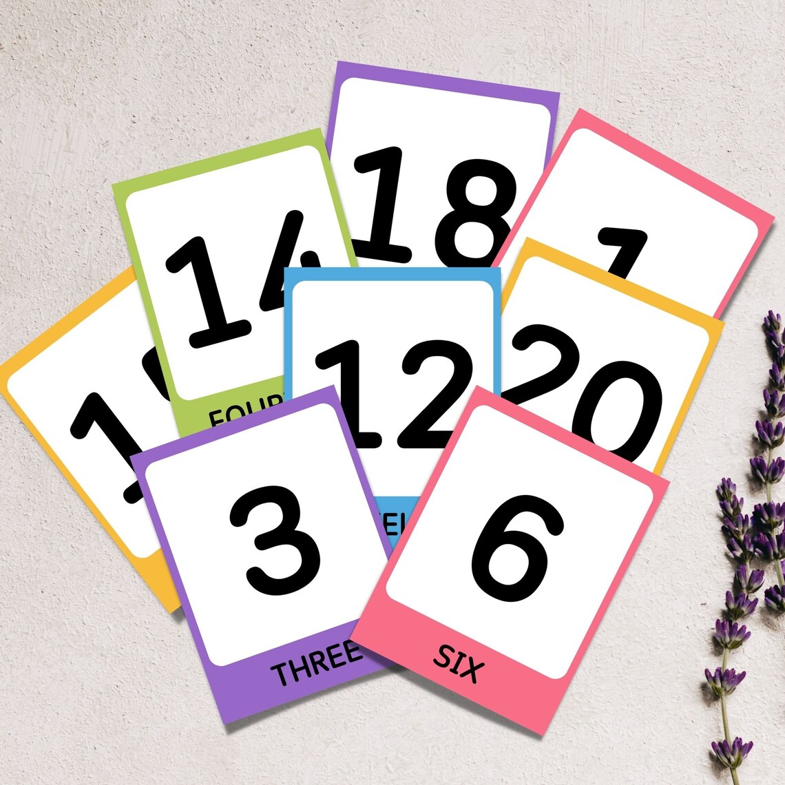 Number Posters(1-20) – Educational Printable for Preschoolers ...