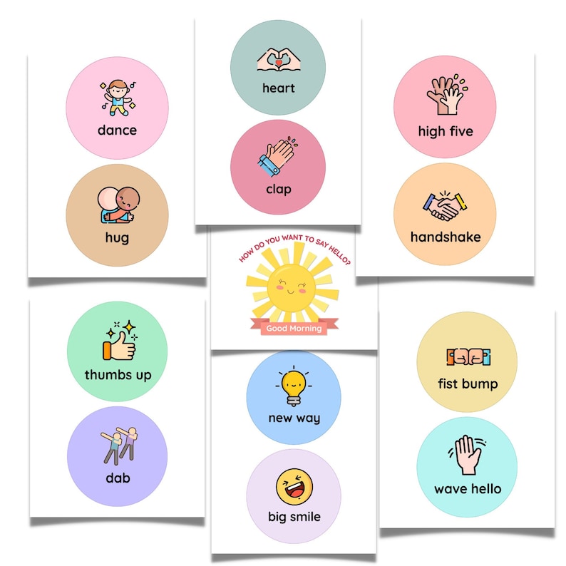 Good Morning Greetings Printable Nursery Decor - Welcoming Kids With ...