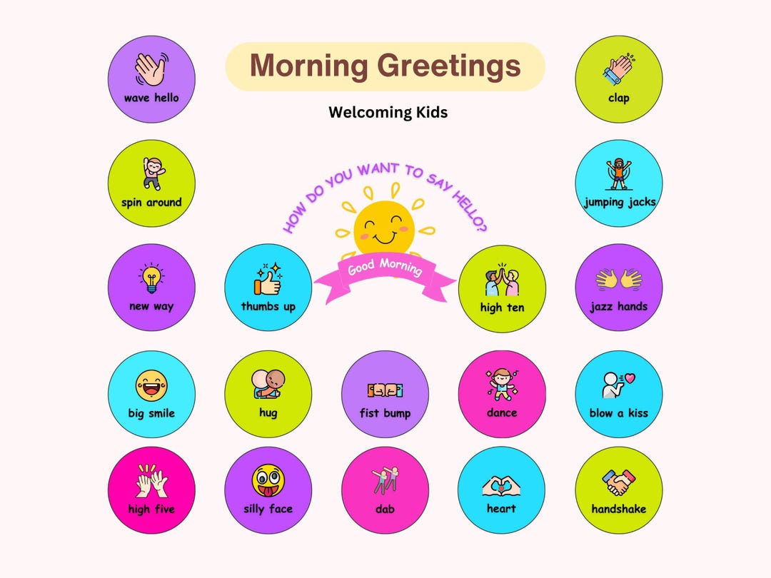 Good Morning Greetings Printable Cards - 18 Fun Morning Routine ...