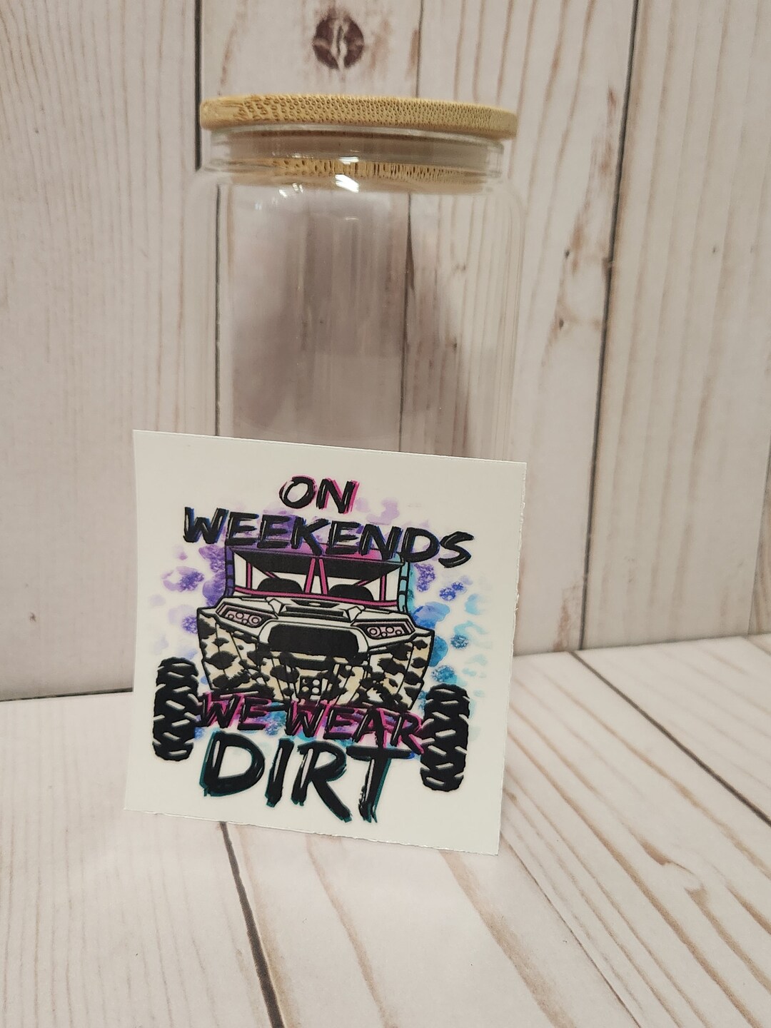 3inch UV DTF Decals/ UV Dtf/ Sticker/decal/off Road/ on Weekends/ Rzr ...