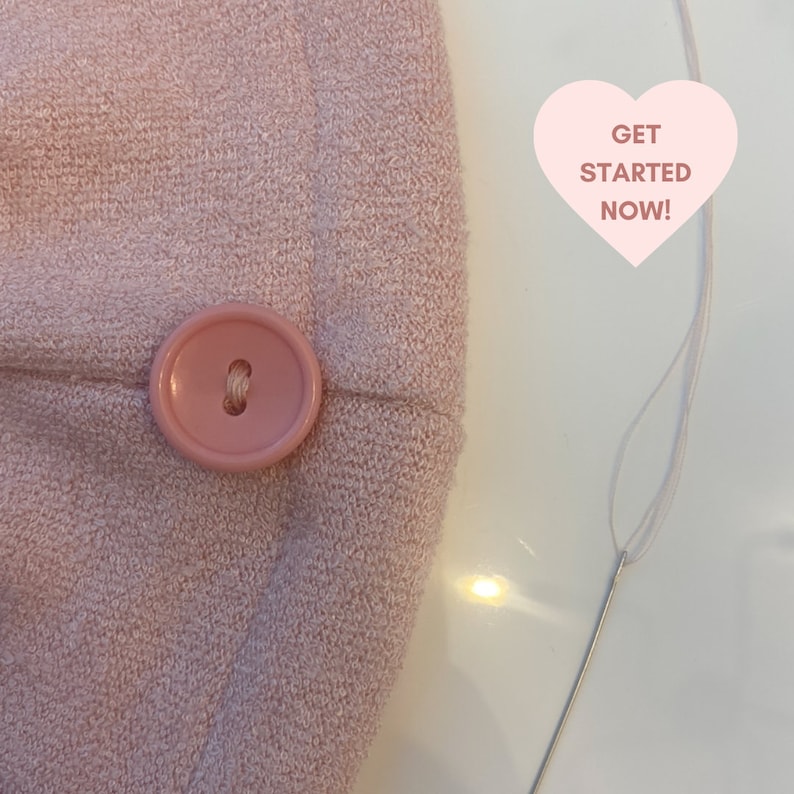 Hair Towel Wrap Sewing Pattern Instant PDF Digital Download DIY With ...