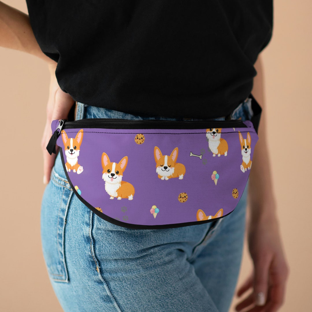 Cute Corgi Fanny Pack for Travel Treats for Corgi Travel Fanny Pack for ...