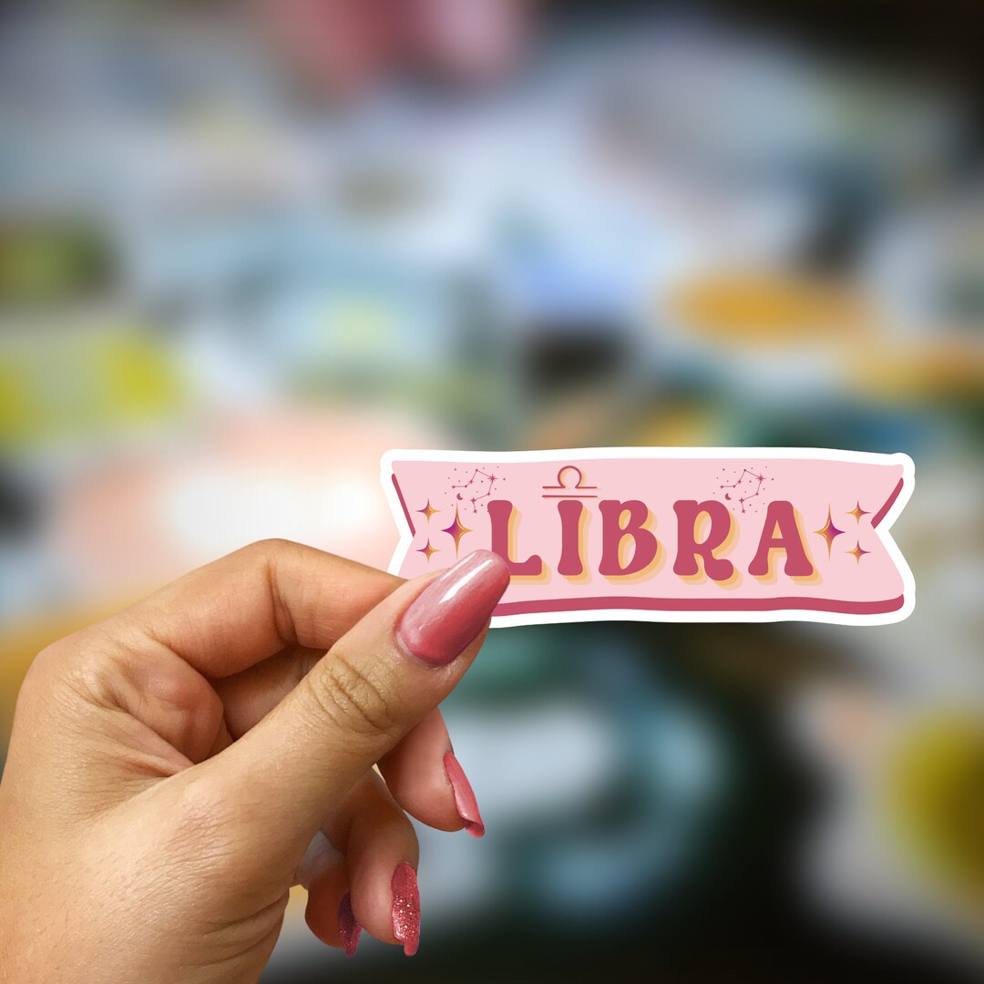 Libra SVG Libra Sticker Png File Zodiac Svg Birthday Gift - Etsy