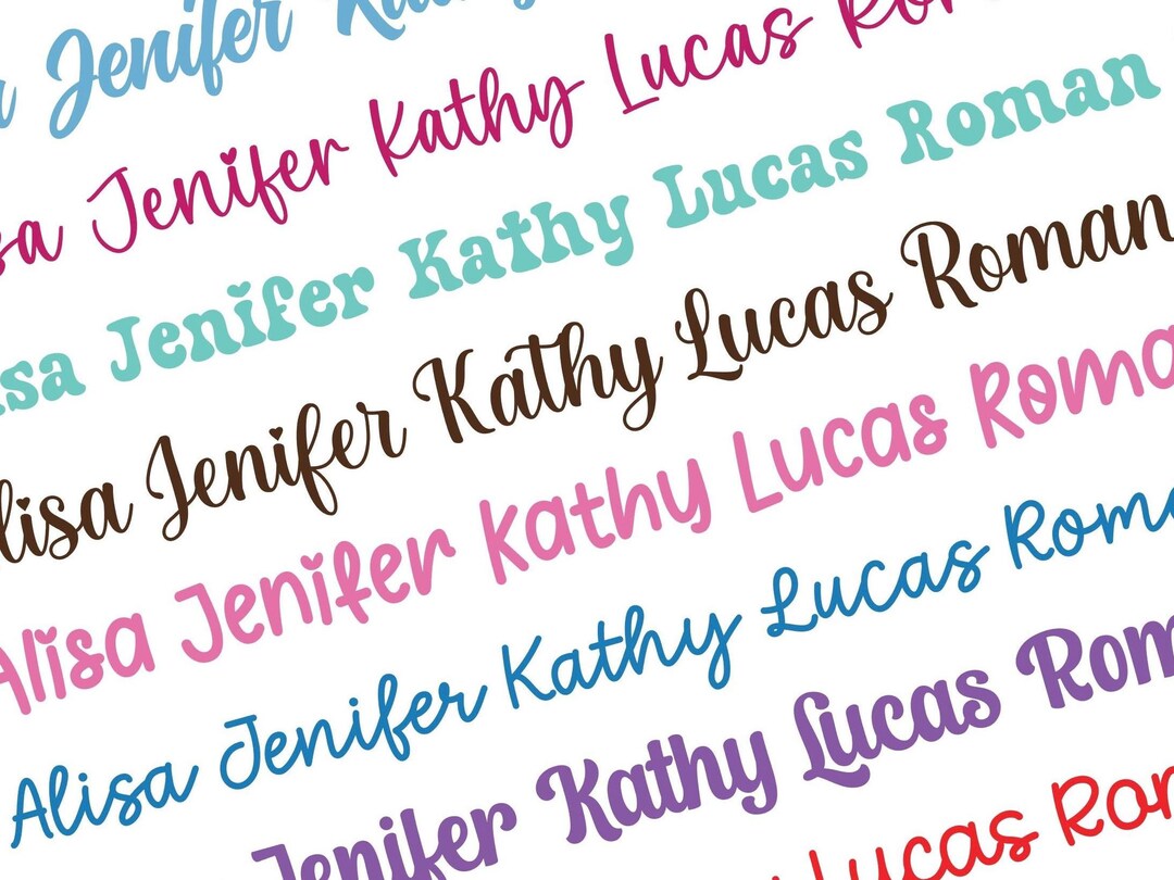 Custom Name Vinyl Decal: Personalized Waterproof Sticker for Tumbler ...