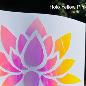 Lotus Vinyl Decal Lily Water Decal Car Window Mirror Laptop Tumbler ...