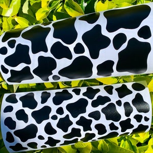 Cow Print Decal Cow Print Vinyl Sticker Car Window Mirror Laptop ...