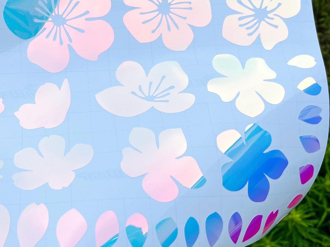 Cherry Blossom Vinyl Decal Sakura Decal Car Window Mirror Laptop ...