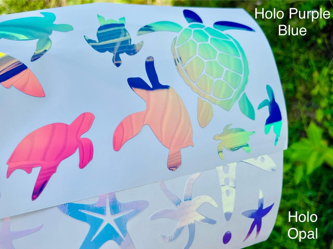 Turtle Vinyl Decal Cute Turtle Family Car Window Mirror Laptop Tablet ...