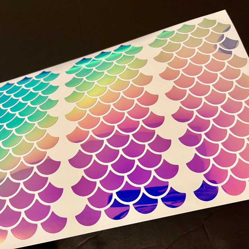 Fish Scale Stencil - Etsy