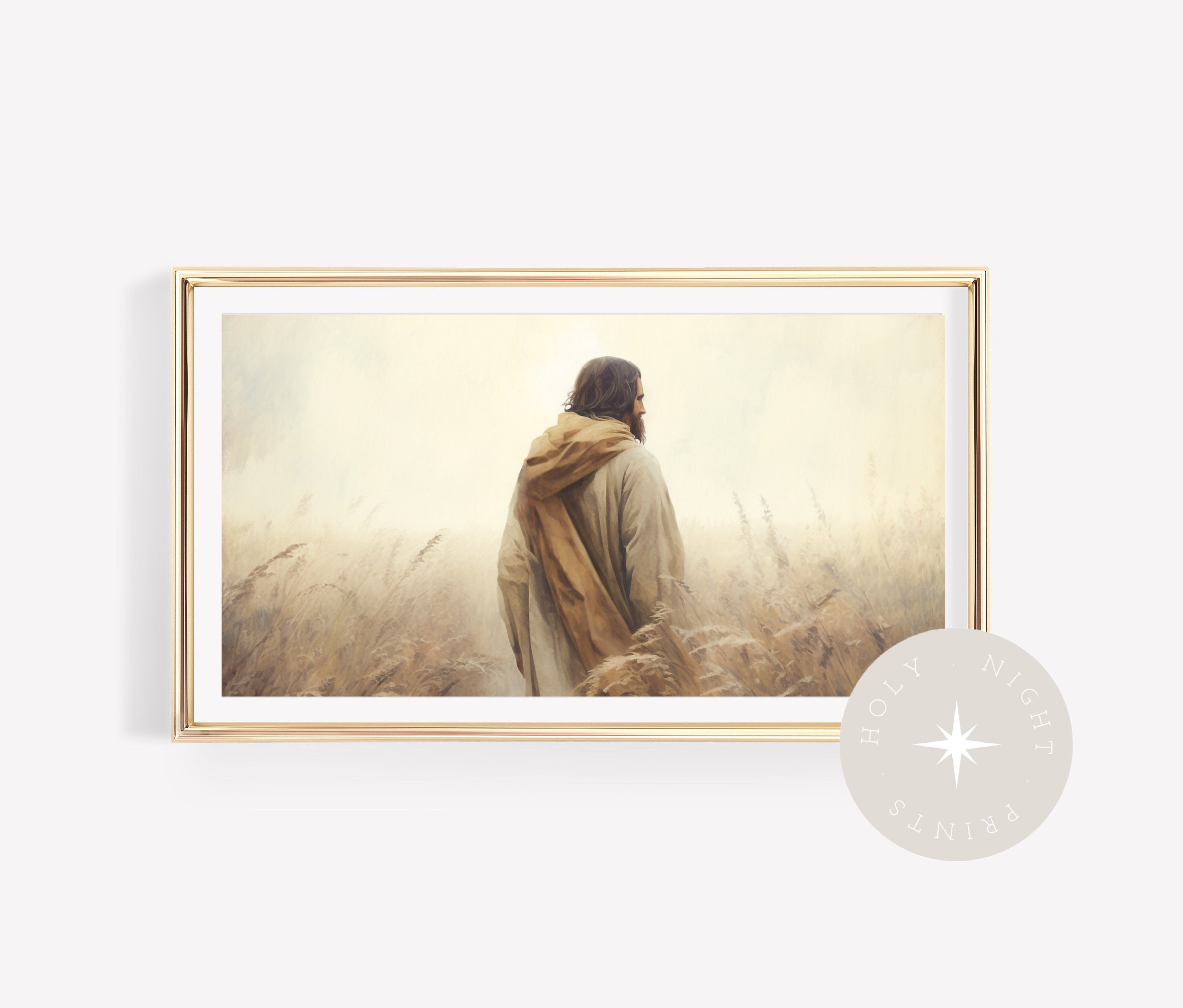 SAMSUNG TV FRAME Art | Amber Fields | Jesus | Religious Art | Jesus ...