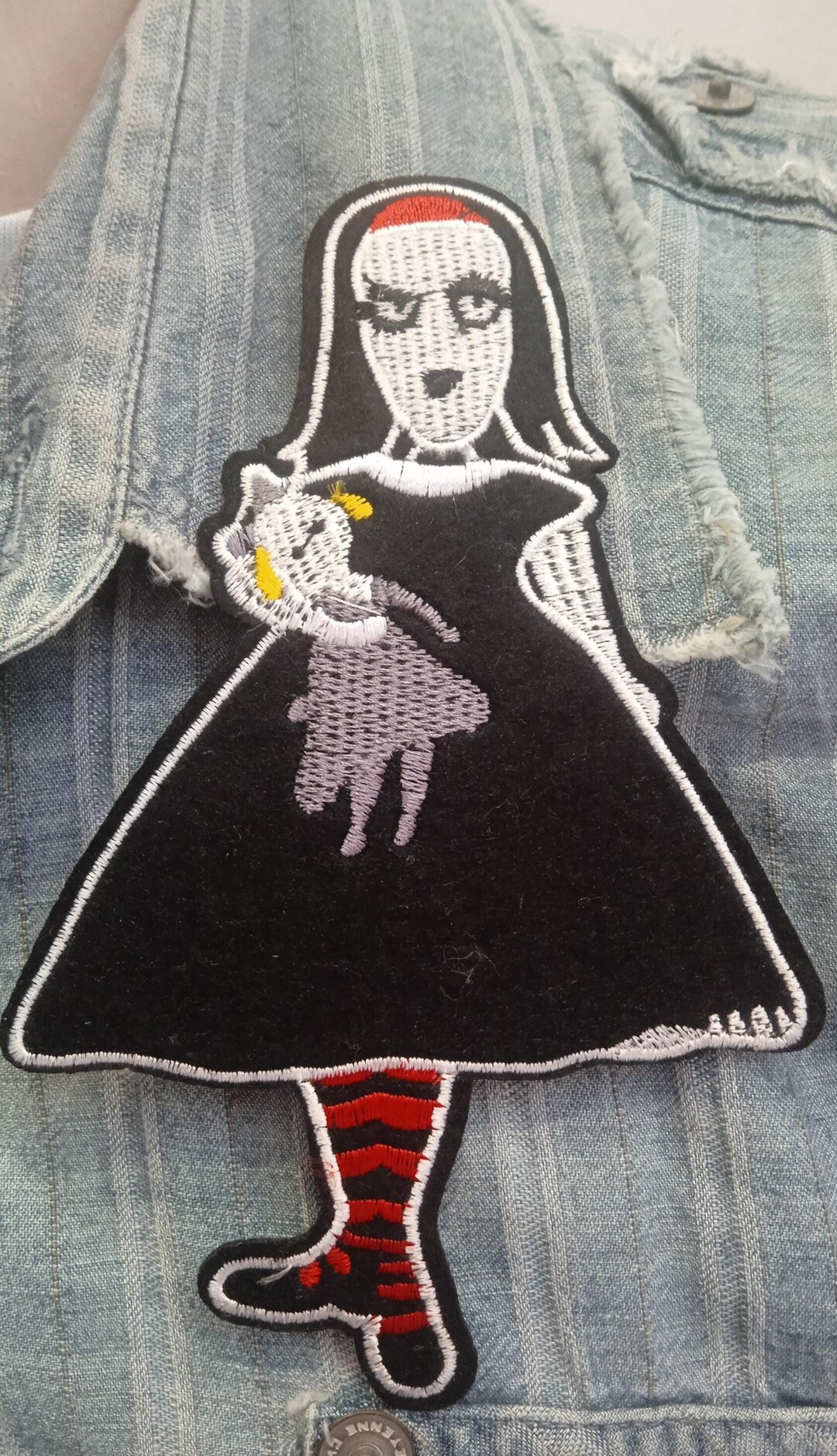 Movie Girl Iron or Velcro Patch, Sequins and Rhinestones| Various Sizes ...
